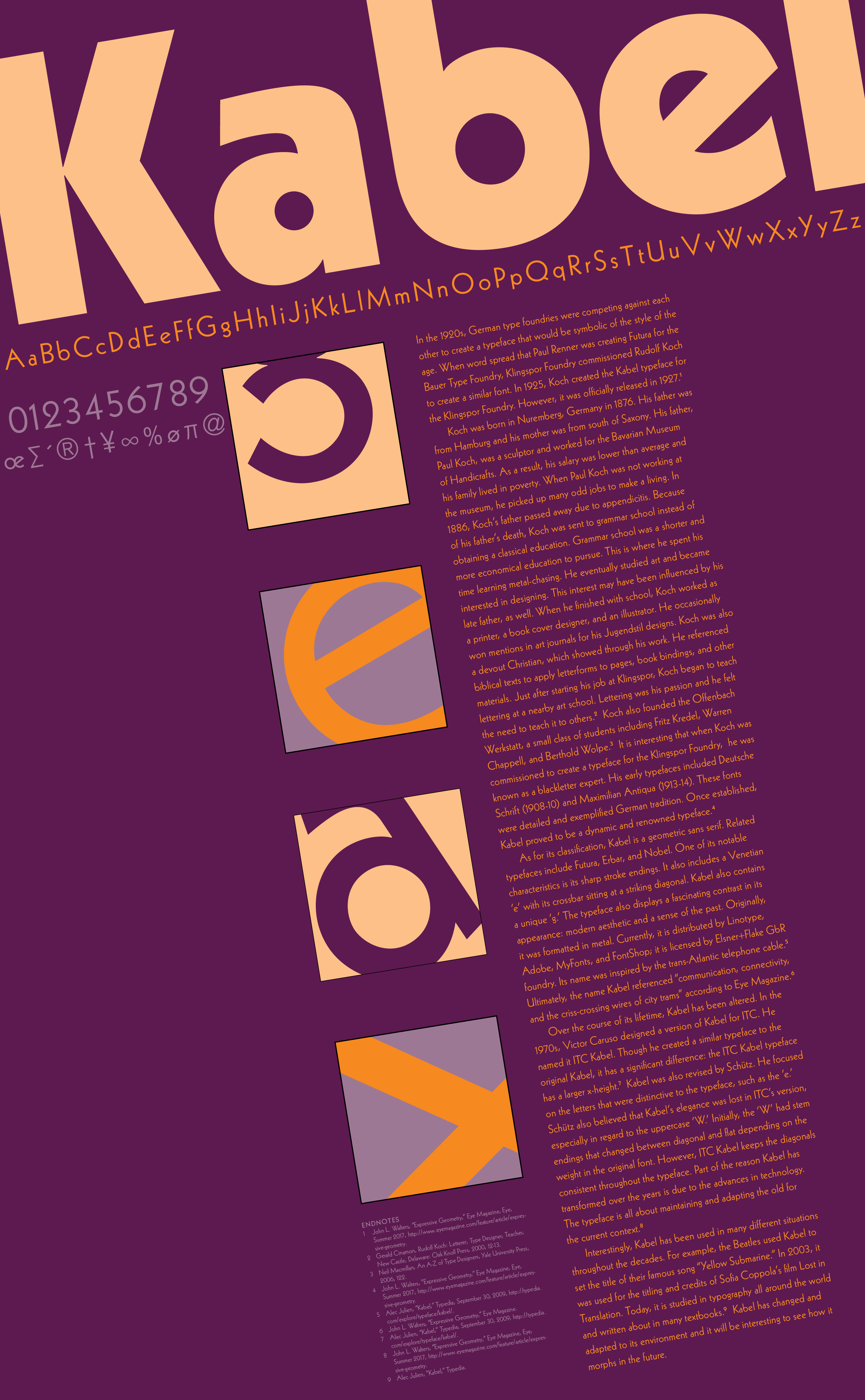 Kabel Typeface – Marissa Christine